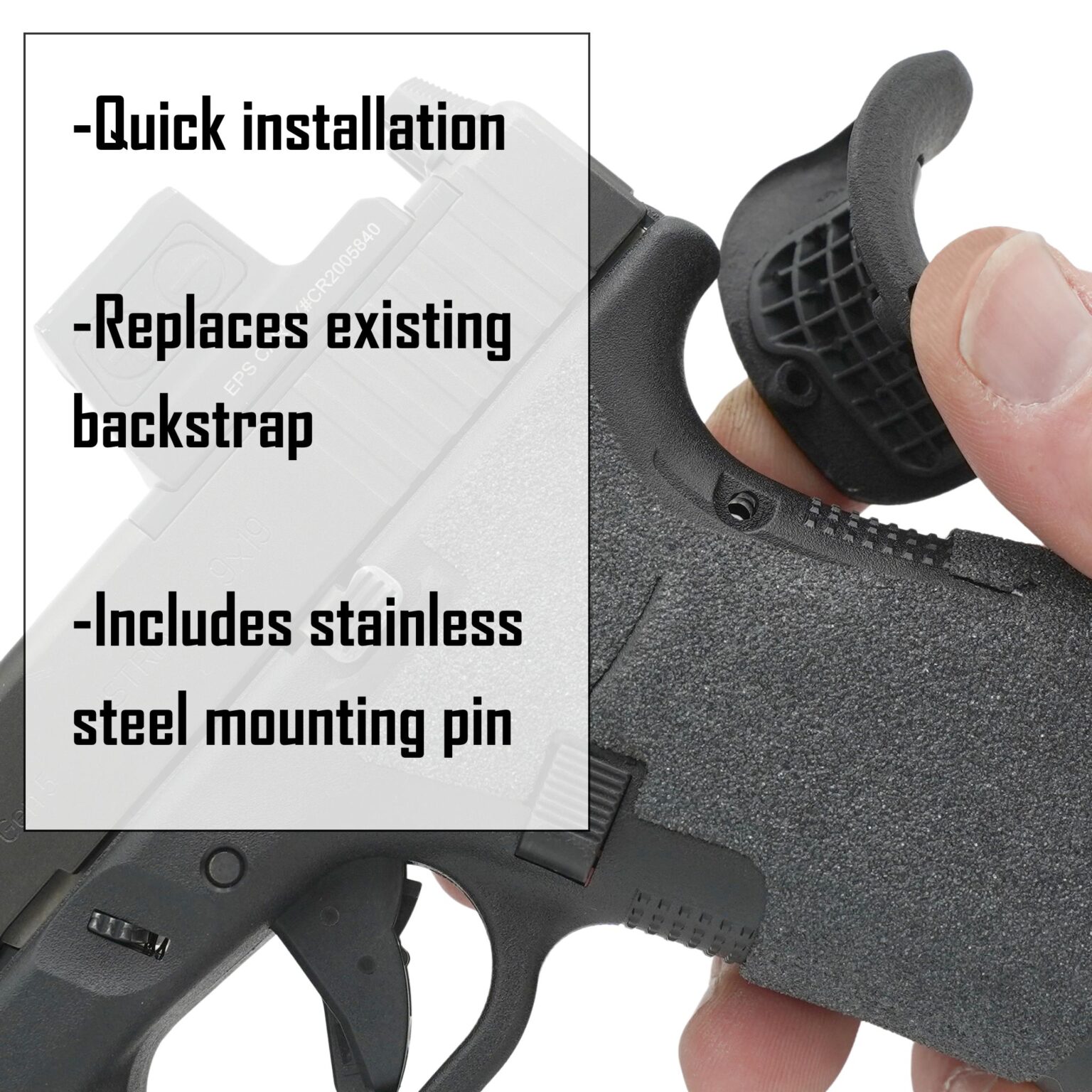 Reduced Angle Backstrap for Glock® Pistols – KiralDefense