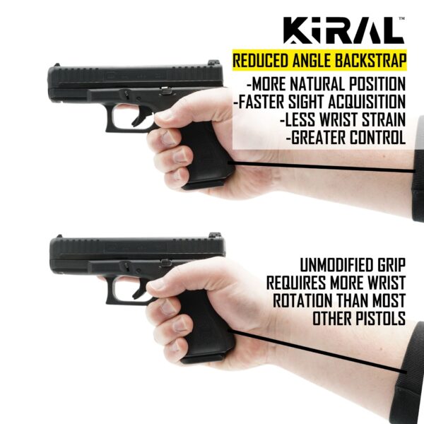 Reduced Angle Backstrap for Glock® Pistols – KiralDefense